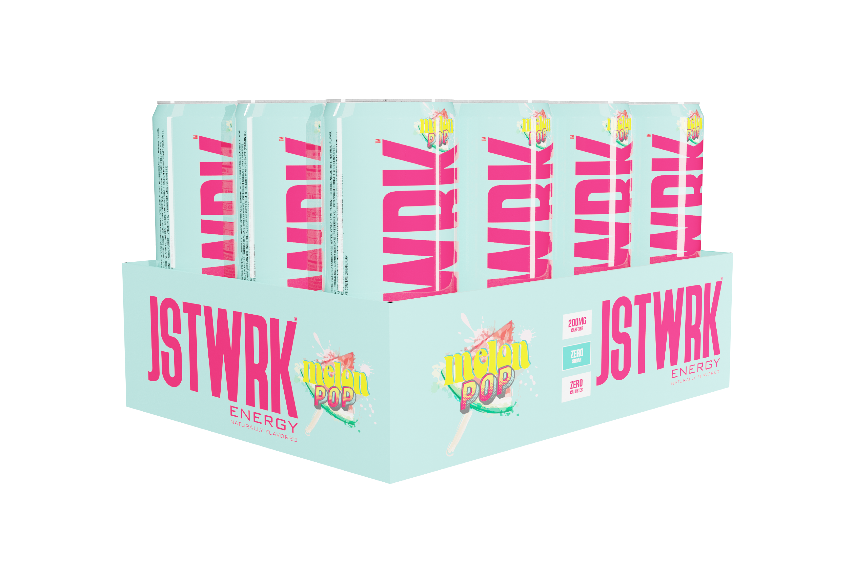 Melon Pop 12-Pack – JSTWRK Energy